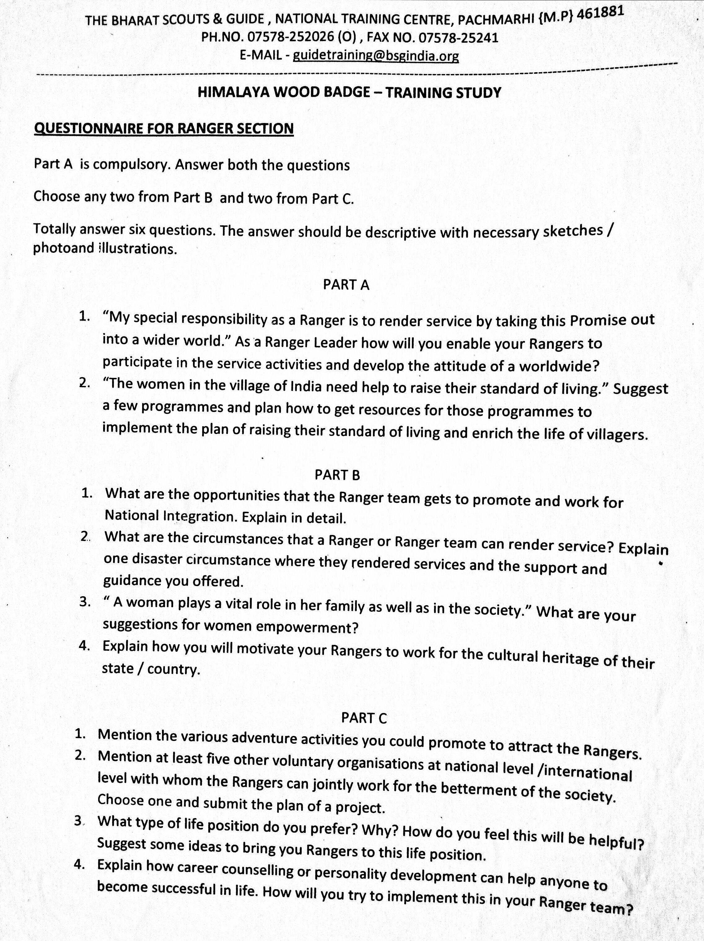 BSGs UP- Uttar Pradesh Bharat Scout and Guide